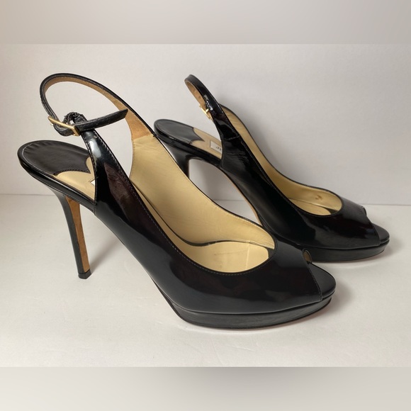 Jimmy Choo | Shoes | Vintage Jimmy Choo Open Toe Pumps Heels Sandals ...